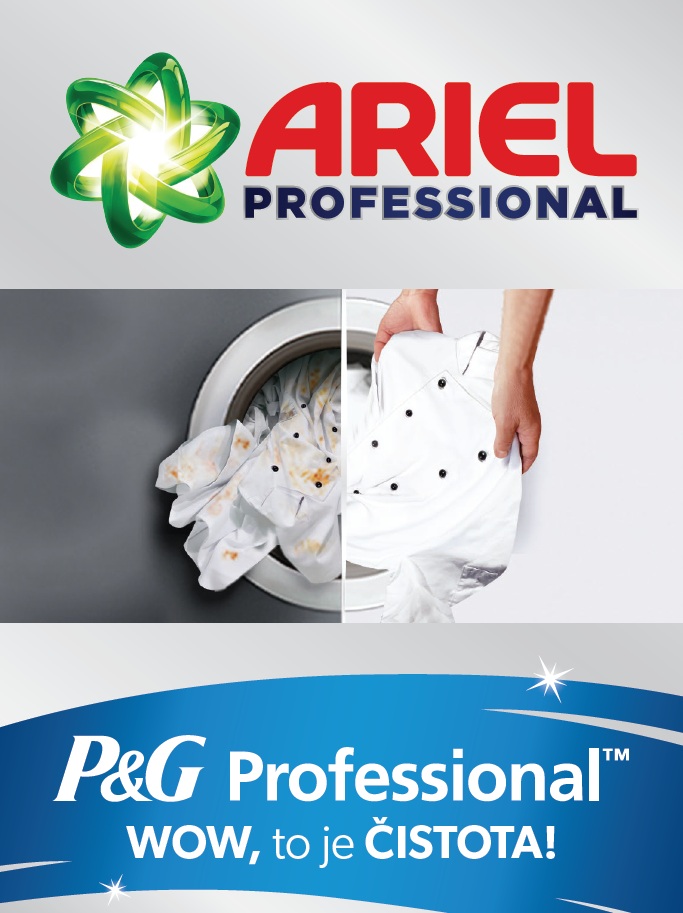 Nové prací prostředky Ariel Professional | Professional support